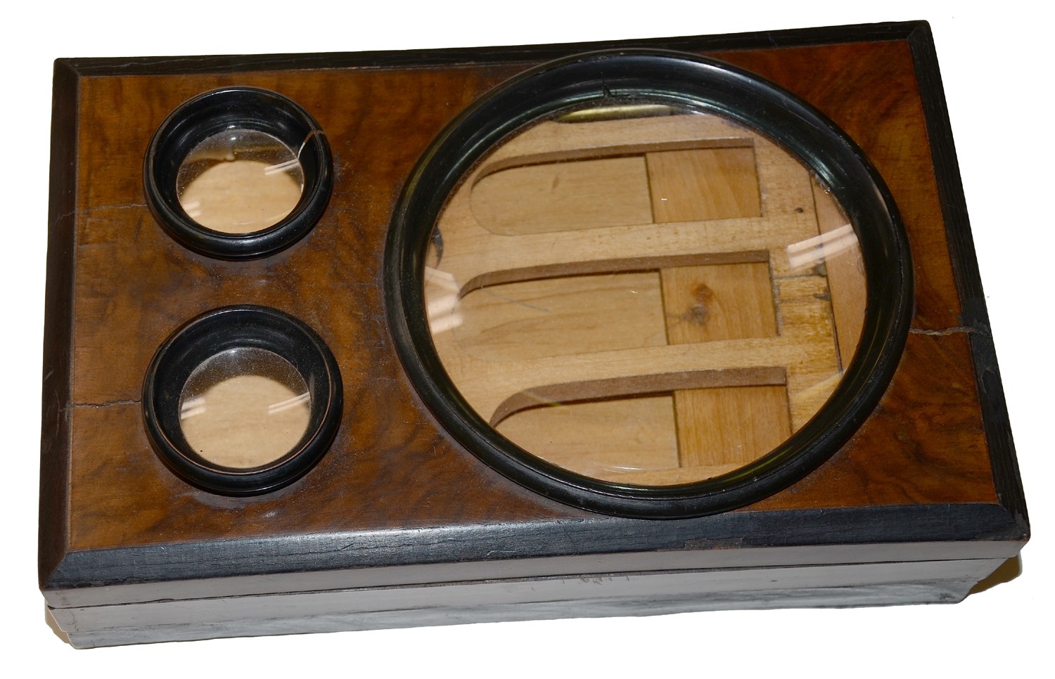 19TH CENTURY STEREOVIEW MAGNIFIER — Horse Soldier