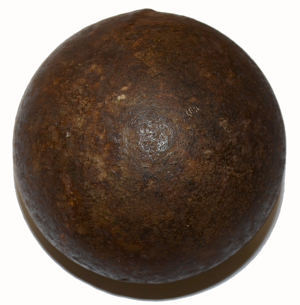 CS SIX-POUND SOLID SHOT FROM GETTYSBURG — Horse Soldier
