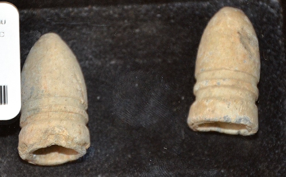 FIRED .54 & 58 CALIBER GARDNER PATENT MINIE BALLS FROM THE SHIELDS ...