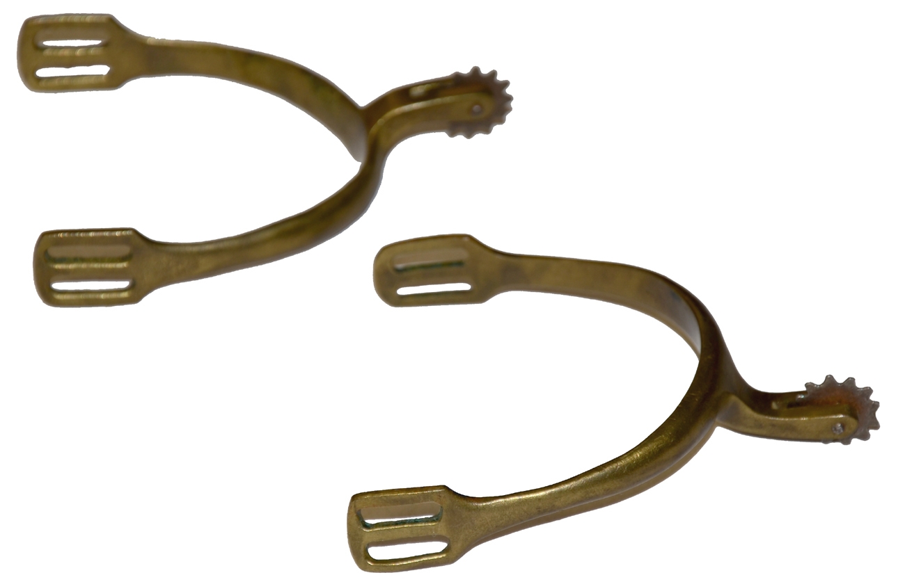 CONFEDERATE SQUARE-NECK CAVALRY SPURS — Horse Soldier