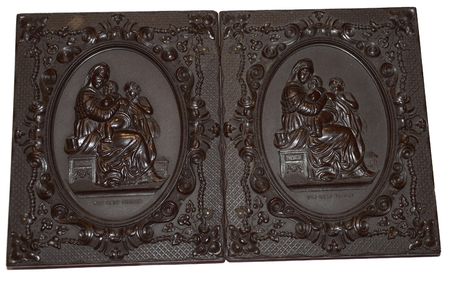 FANTASTIC HALF PLATE AMBROTYPE IN HOLY FAMILY UNION CASE — Horse Soldier