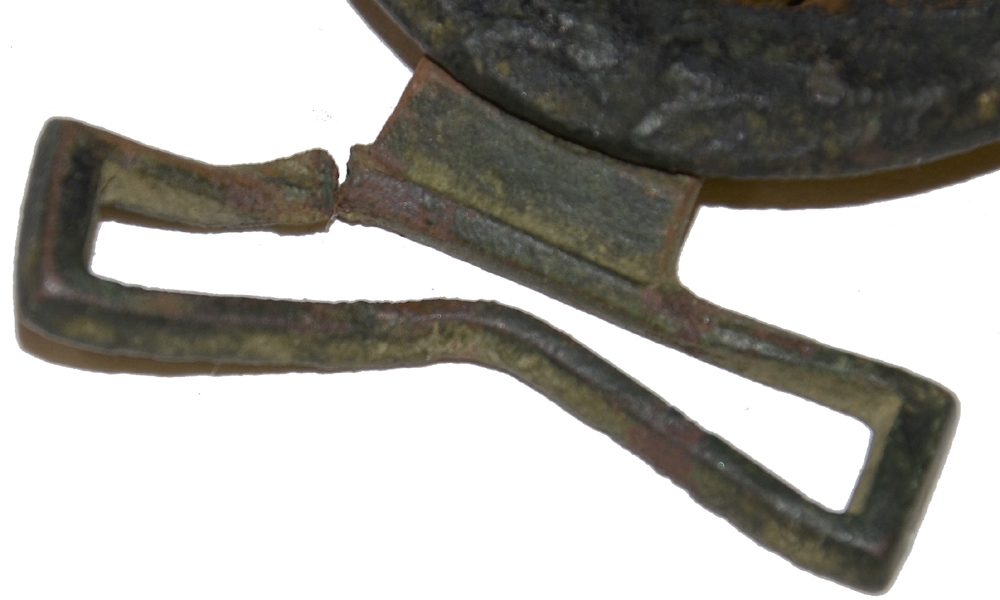 TWO-PIECE INTERLOCKING CS BUCKLE FROM ANTIETAM, STRUCK! — Horse Soldier