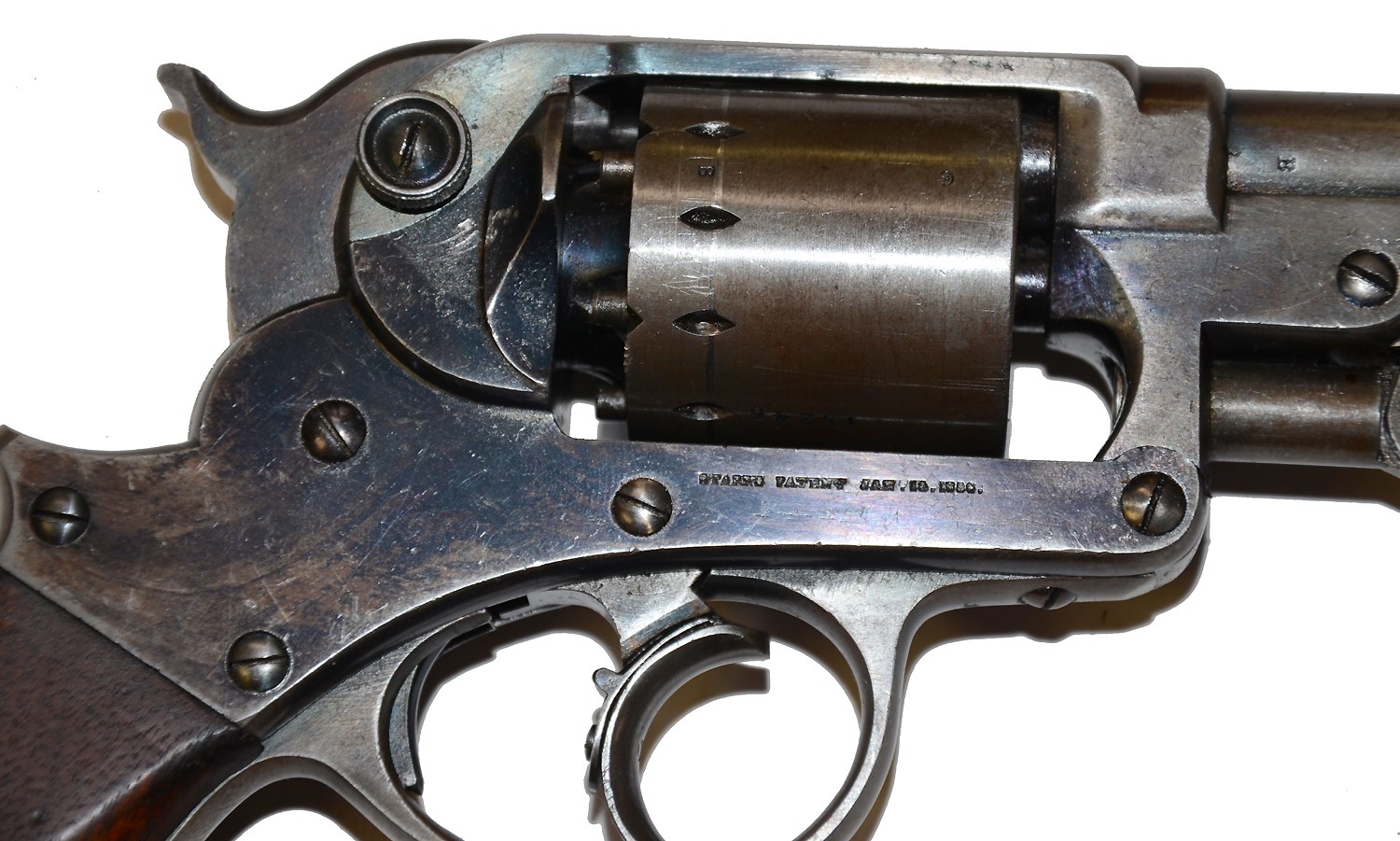 FINE OR NEAR EXCELLENT DOUBLE-ACTION STARR REVOLVER — Horse Soldier