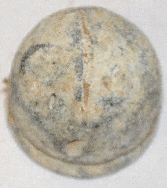 FIRED CONFEDERATE .69 CALIBER NESSLER SHOTGUN SLUG FROM THE SHIELDS ...