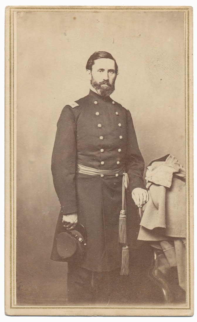 GREAT IMAGE WITH INK ID OF THE COLONEL OF THE 73RD INDIANA KILLED AT ...