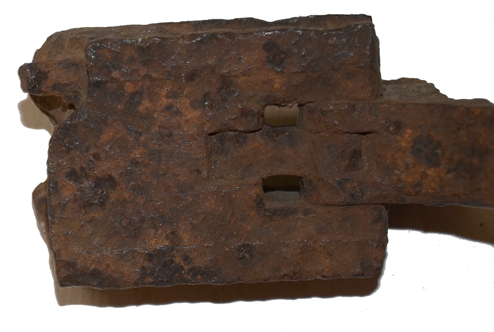 EXCAVATED BREECH BLOCK AND LEVER FROM SHARPS CARBINE OR RIFLE — Horse ...