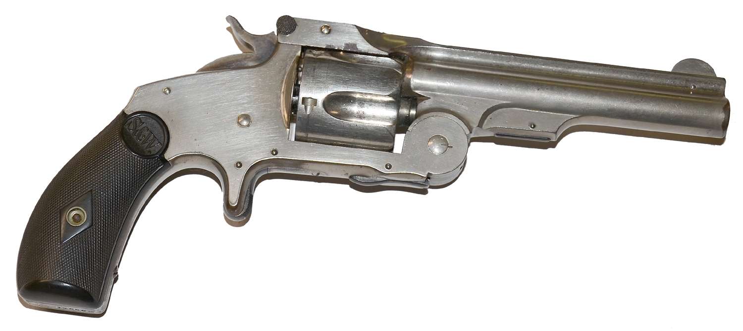SMITH AND WESSON FIRST MODEL SINGLE ACTION .38 “BABY RUSSIAN” — Horse ...