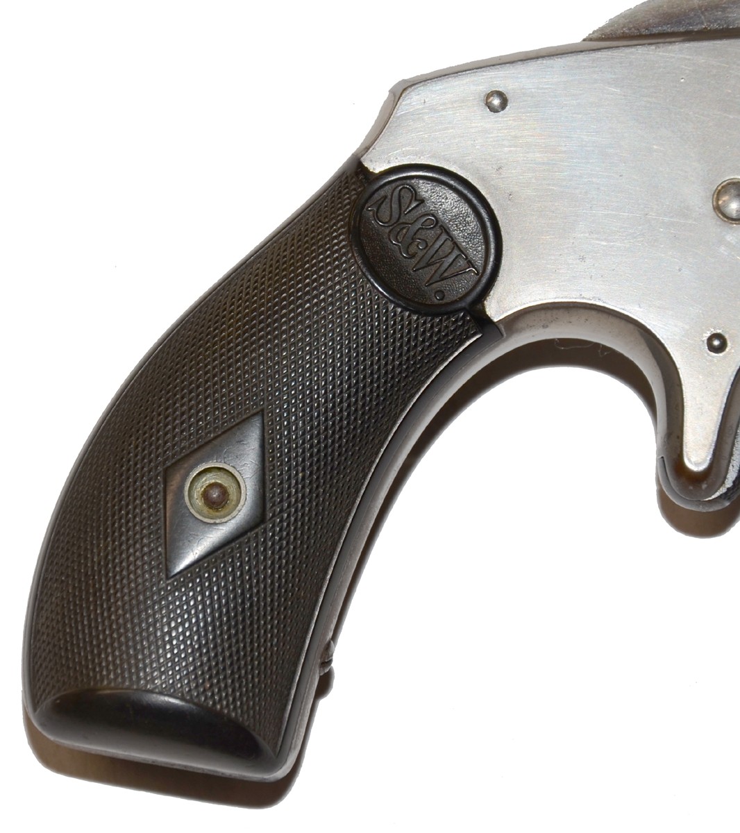 SMITH AND WESSON FIRST MODEL SINGLE ACTION .38 “BABY RUSSIAN” — Horse ...