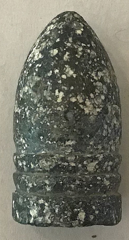 US .58 CALIBER GARDNER EXPLOSIVE BULLET RECOVERED AT SHERFY’S PEACH ...