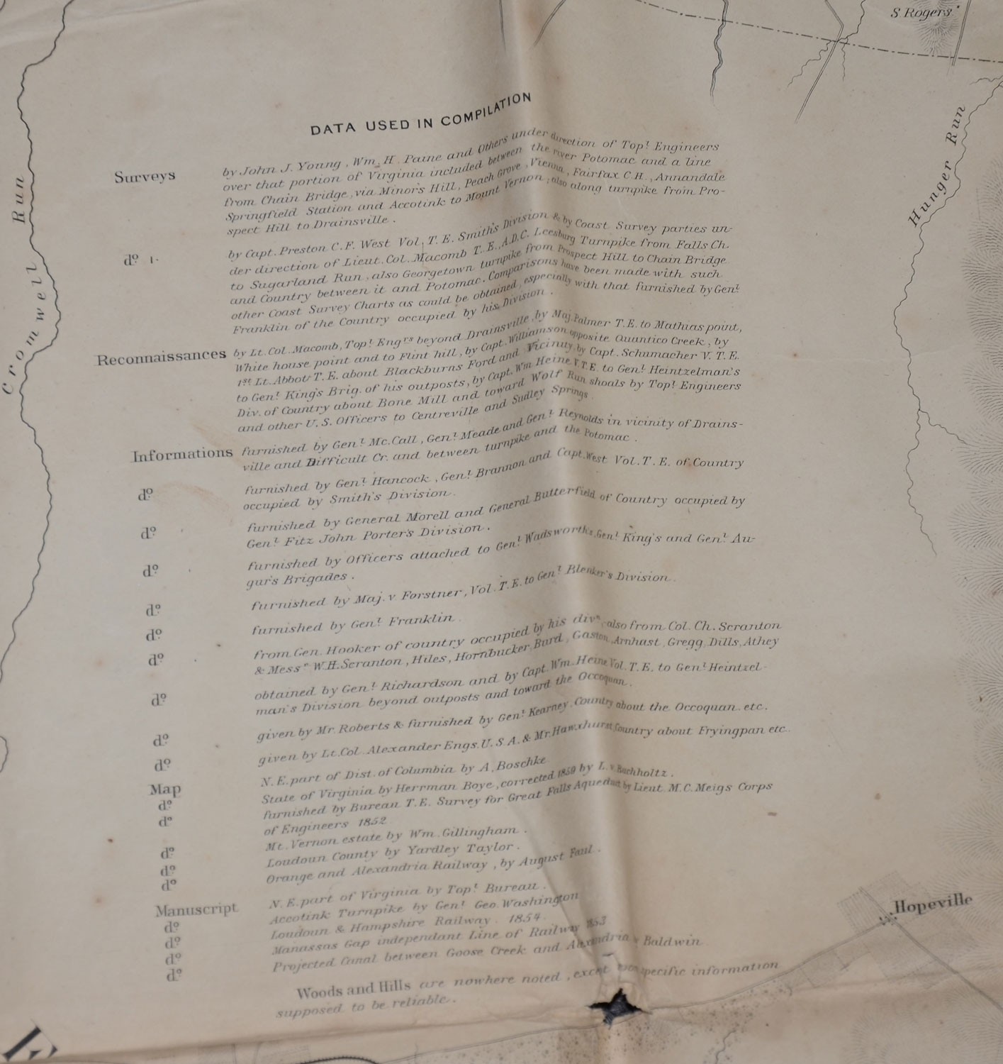 FEDERAL MILITARY MAP, N.E. VIRGINIA & WASHINGTON, DC WITH PRESENTATION ...