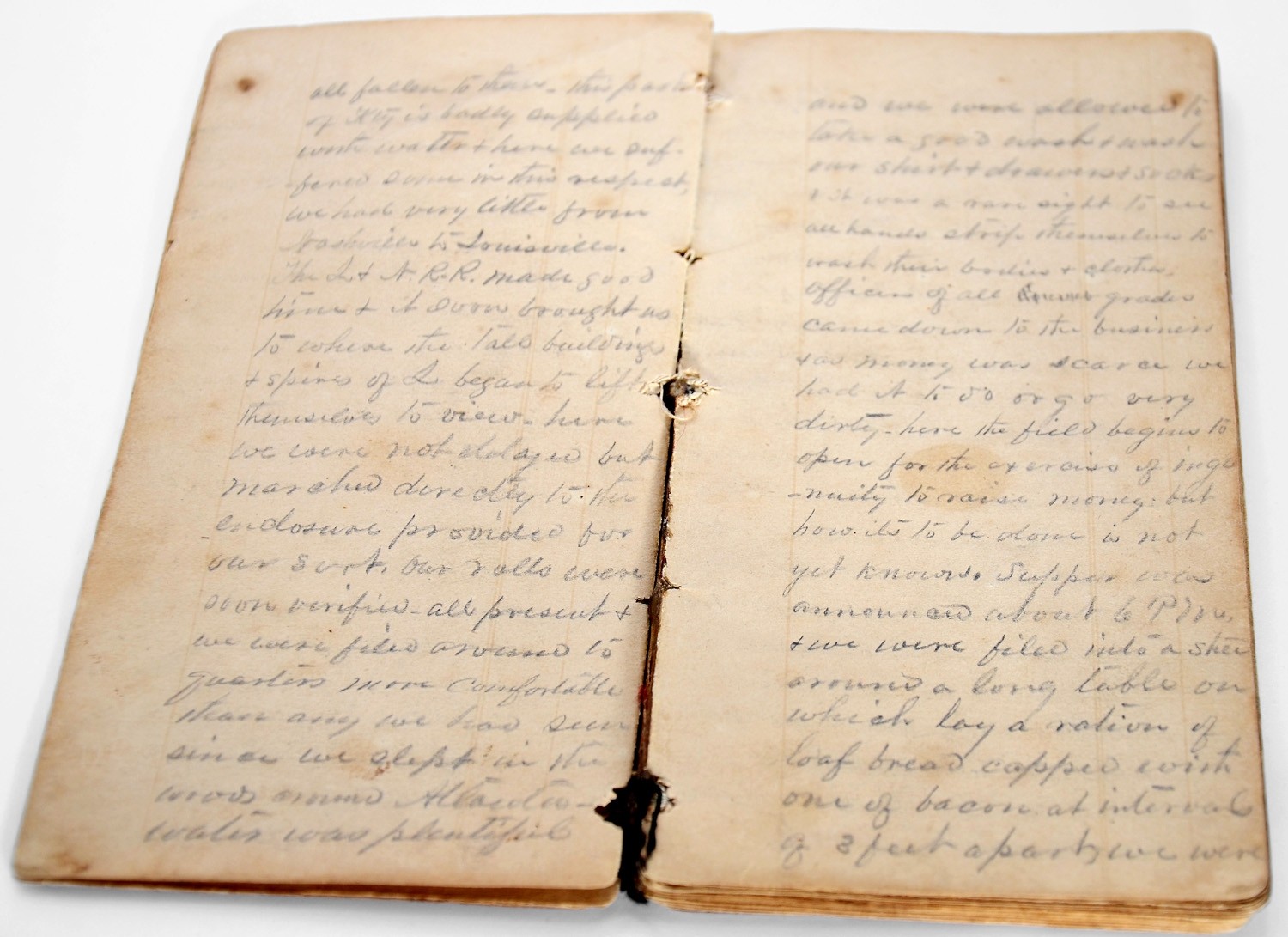 DIARY OF PRISON LIFE AS WRITTEN BY AN UNIDENTIFIED CONFEDERATE OFFICER ...