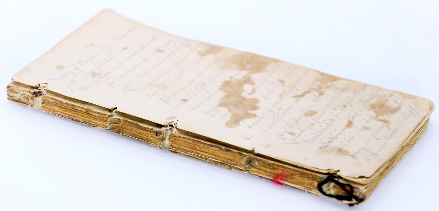 DIARY OF PRISON LIFE AS WRITTEN BY AN UNIDENTIFIED CONFEDERATE OFFICER ...