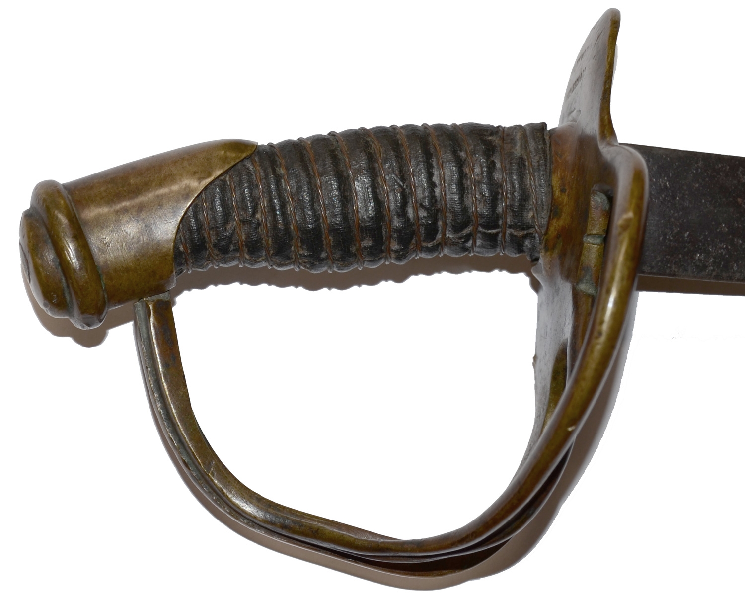 EARLY WAR CONFEDERATE CAVALRY SABER BY THOMAS LEECH, MEMPHIS NOVELTY ...