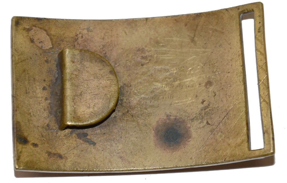 CIVIL WAR OFFICER’S SWORD BELT PLATE — Horse Soldier