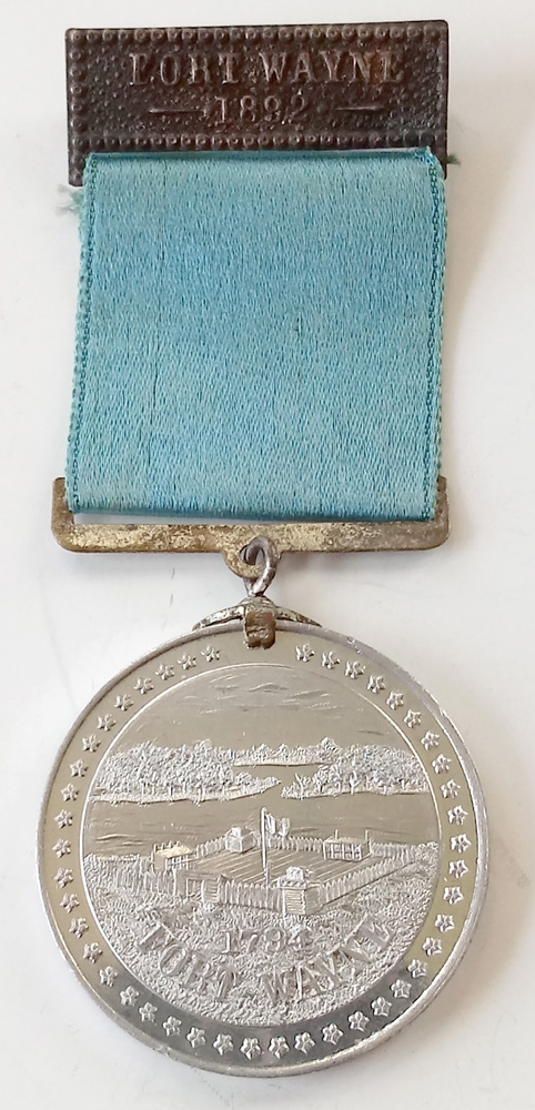 VERY NICE 1892 FORT WAYNE GAR BADGE — Horse Soldier