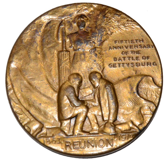 GETTYSBURG 50TH ANNIVERSARY SOUVENIR COIN — Horse Soldier