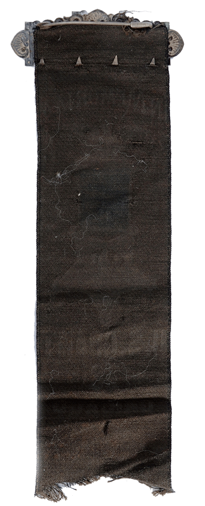 GAR MEMORIAL RIBBON FOR CHICAGO, ILLINOIS GRANT POST #28 — Horse Soldier