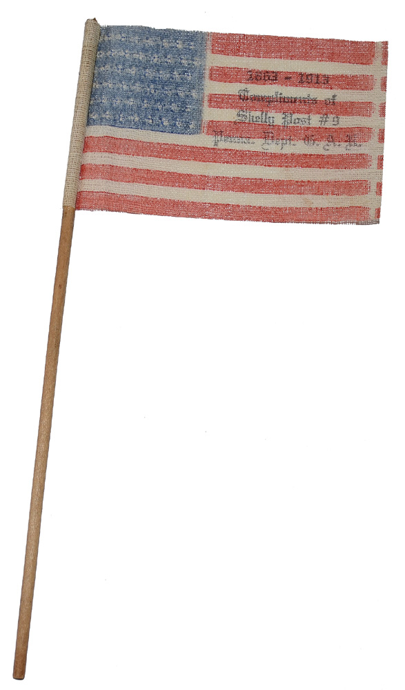 GETTYSBURG PARADE FLAG, SKELLY GAR POST — Horse Soldier