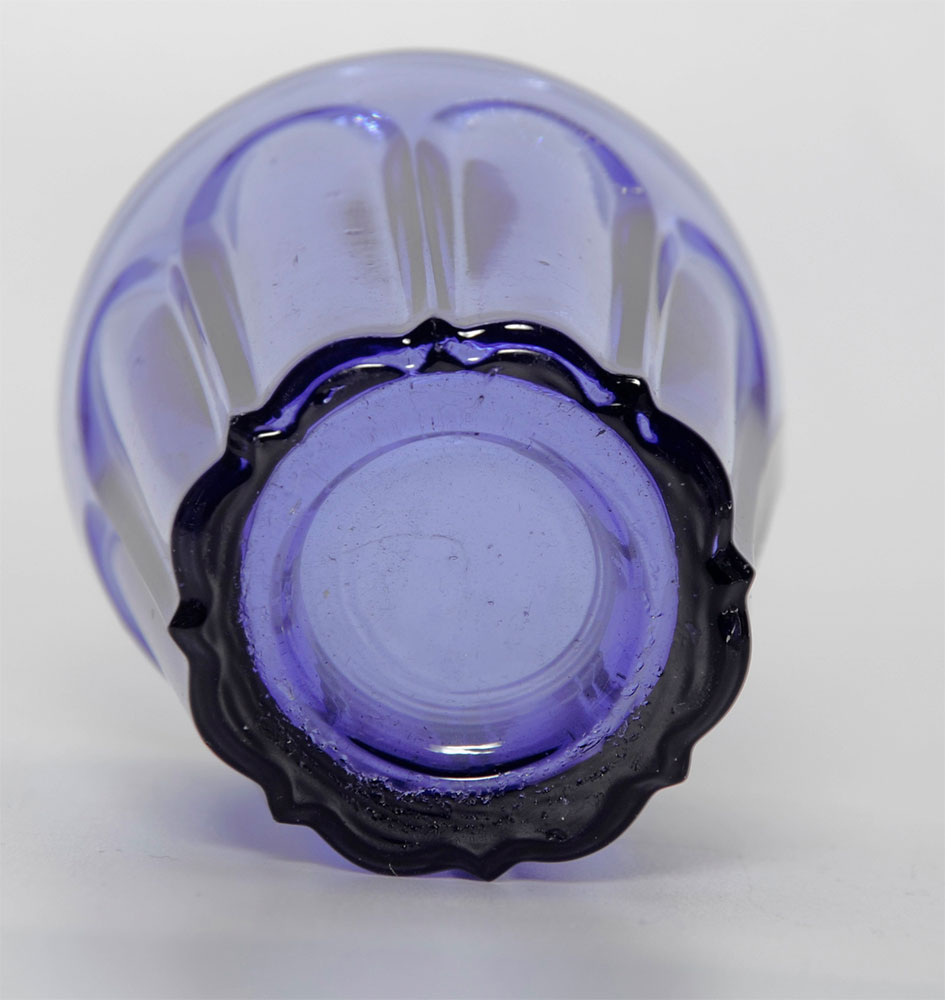 1850 COBALT BLUE SHOT GLASS FROM THE PITTSBURGH AREA — Horse Soldier