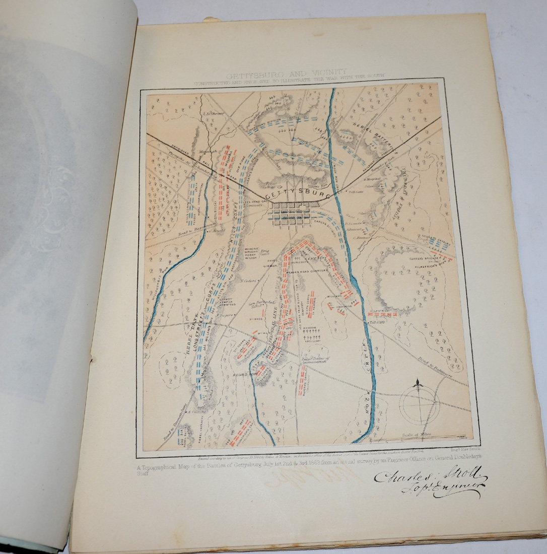 1864 BOOKLET ISSUED IN SERIAL FORM TITLED “THE WAR WITH THE SOUTH” WITH ...