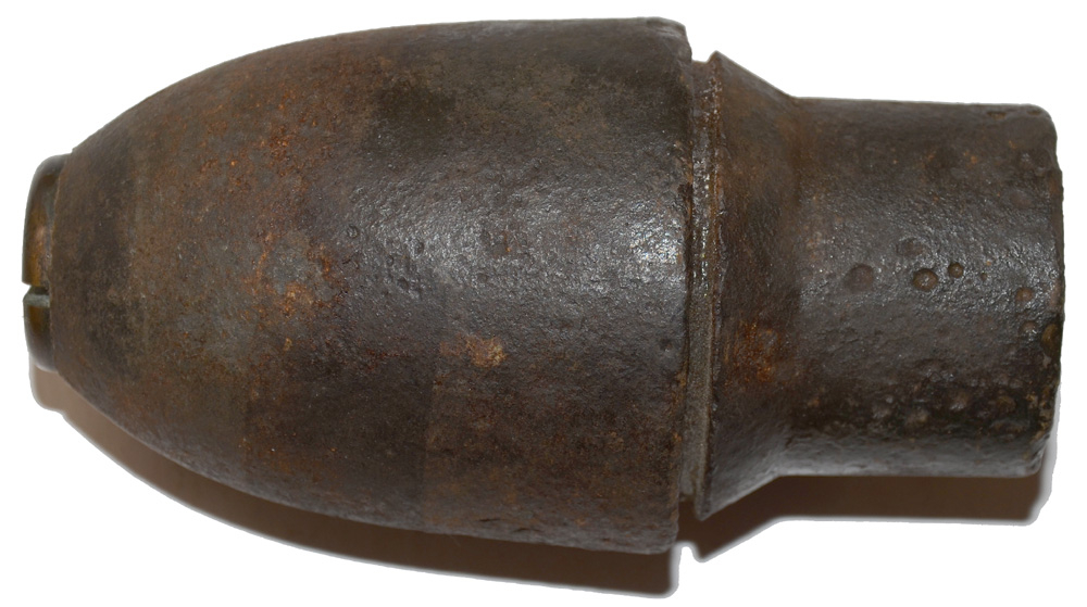 U.S. 3” HOTCHKISS ARTILLERY SHELL WITH PERCUSSION FUSE — Horse Soldier