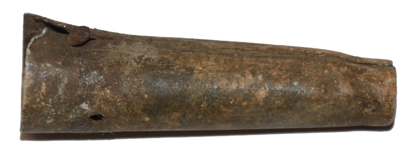 CONFEDERATE BAYONET SCABBARD TIP FROM GETTYSBURG’S SHIELDS MUSEUM ...