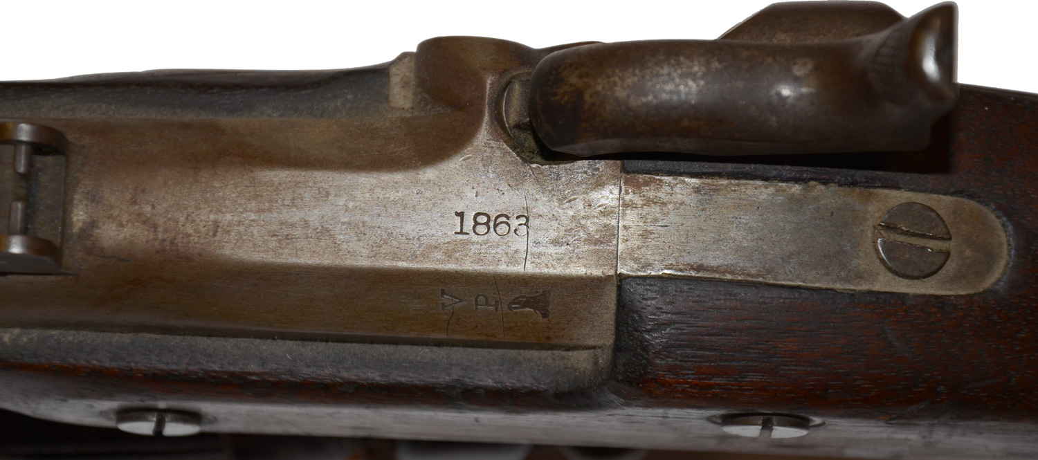 U. S. SPRINGFIELD M1863 TYPE I MUSKET DATED 1863, WITH SLING — Horse ...