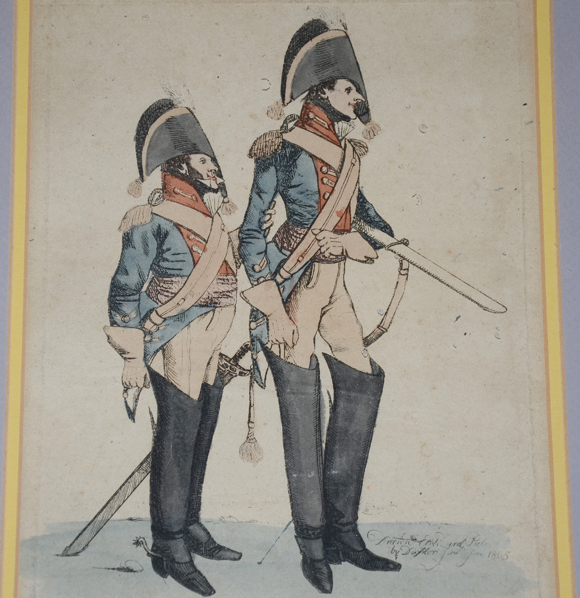 “CAPTAIN PACKE & FENWICK” ROYAL HORSE GUARDS BY ROBERT DIGHTON JUNIOR ...
