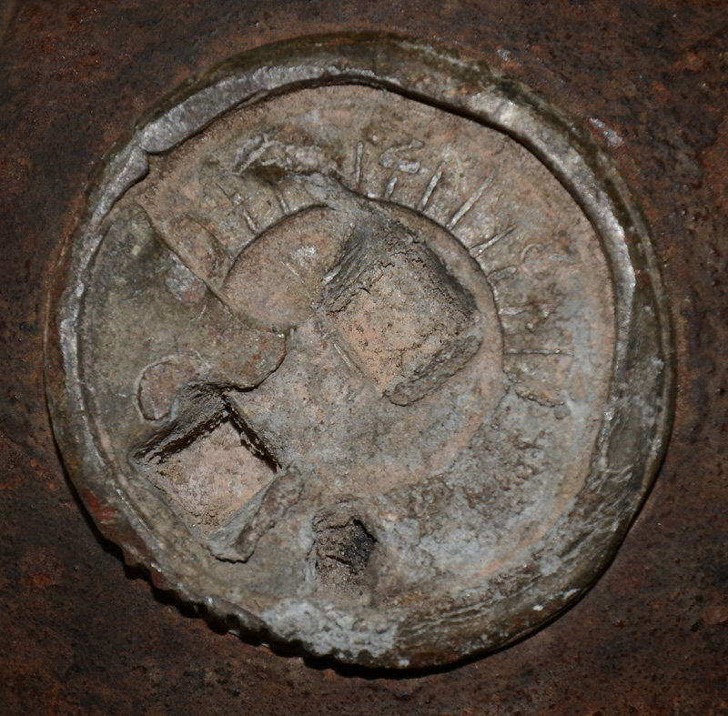 CONFEDERATE 4.52” 12 POUNDER BORMANN FUSED SPHERICAL CASE-SHOT SHELL ...