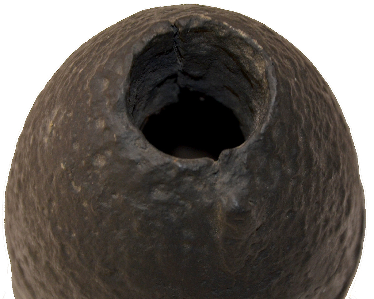 CONFEDERATE 3” READ ARTILLERY SHELL – REASSEMBLED GROUND BURST — Horse ...