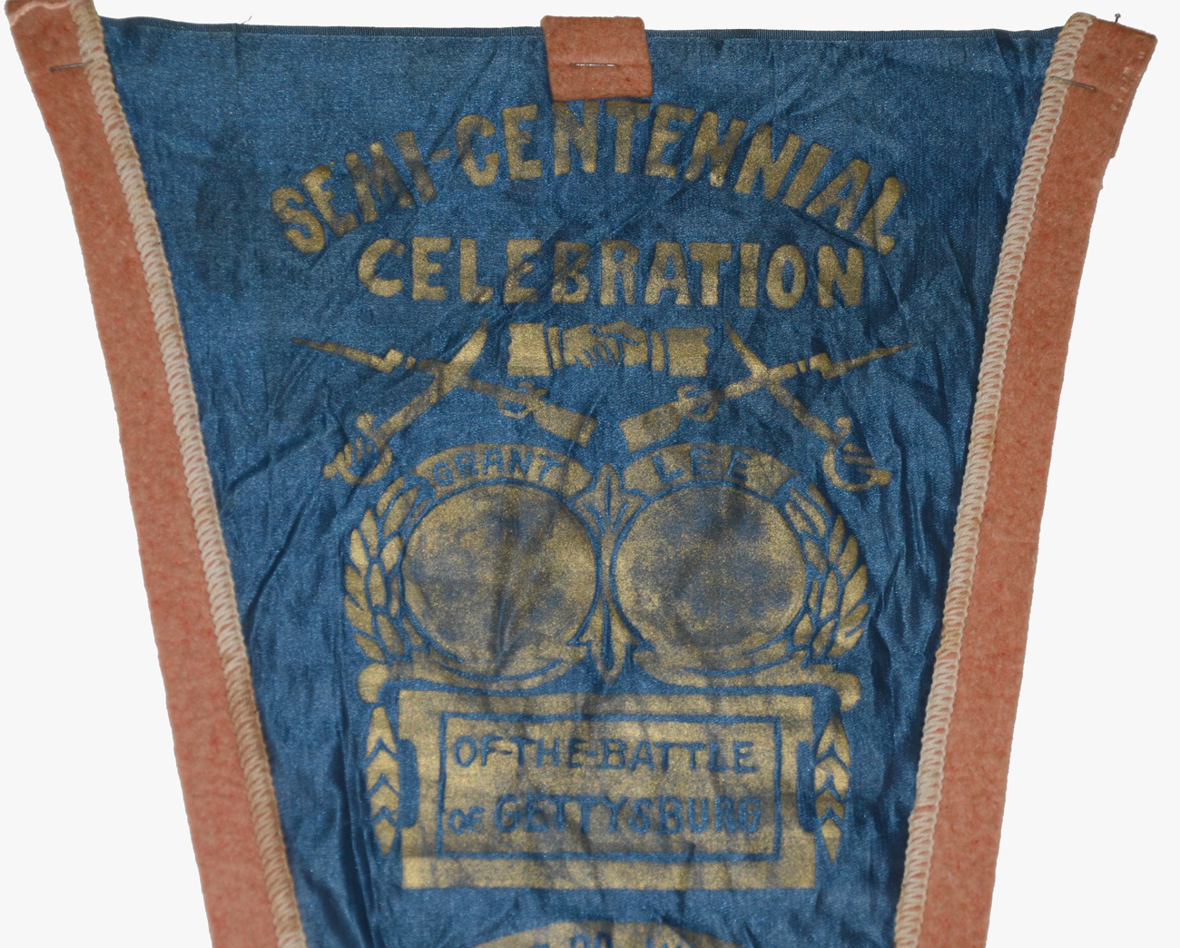 1913 SEMI-CENTENNIAL CELEBRATION OF BATTLE OF GETTYSBURG PENNANT ...
