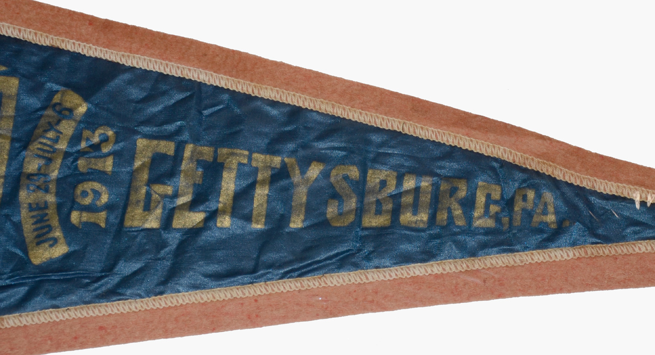 1913 SEMI-CENTENNIAL CELEBRATION OF BATTLE OF GETTYSBURG PENNANT ...