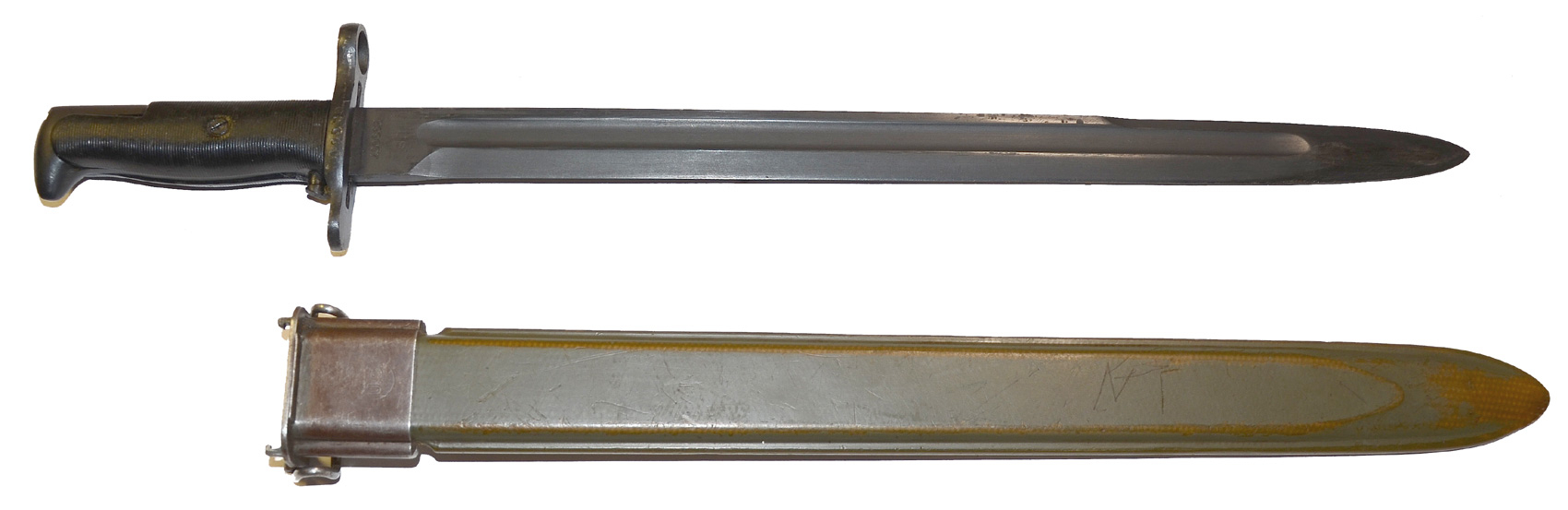 MODEL 1903 SPRINGFIELD BAYONET DATED 1917 UPGRADED FOR WORLD WAR TWO ...