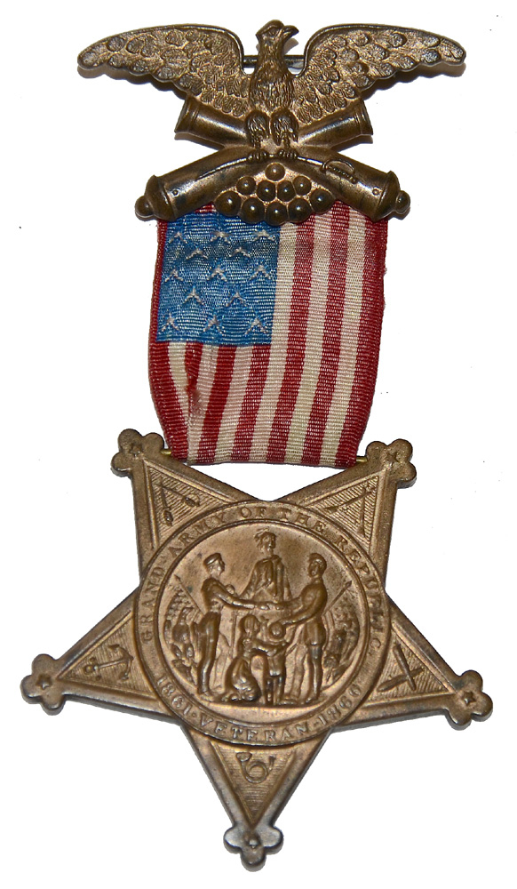 GAR MEMBERSHIP BADGE — Horse Soldier