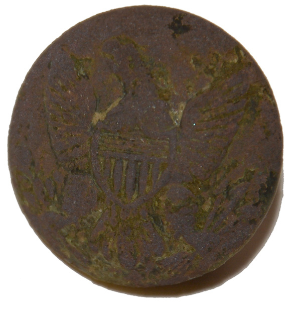 UNION GENERAL SERVICE EAGLE COAT BUTTON FROM THE PEACH ORCHARD ...