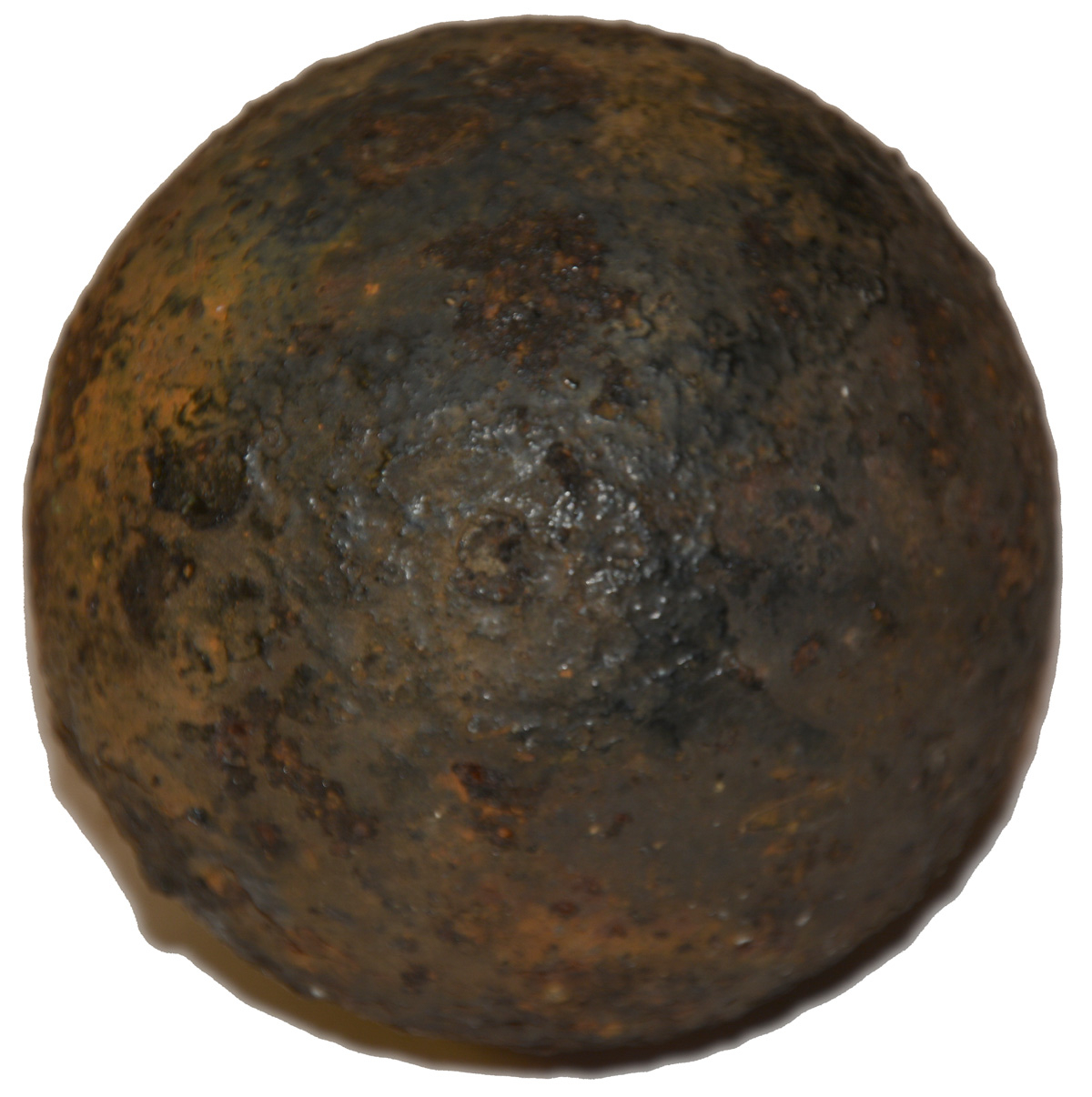 12-PDR. SPHERICAL SHELL FROM SOLDIERS NATIONAL MUSEUM (CHARLIE WEAVER ...