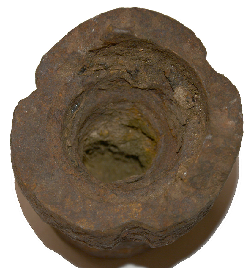 3” HOTCHKISS SHELL FRAGMENT FROM SOLDIERS NATIONAL MUSEUM (CHARLIE ...