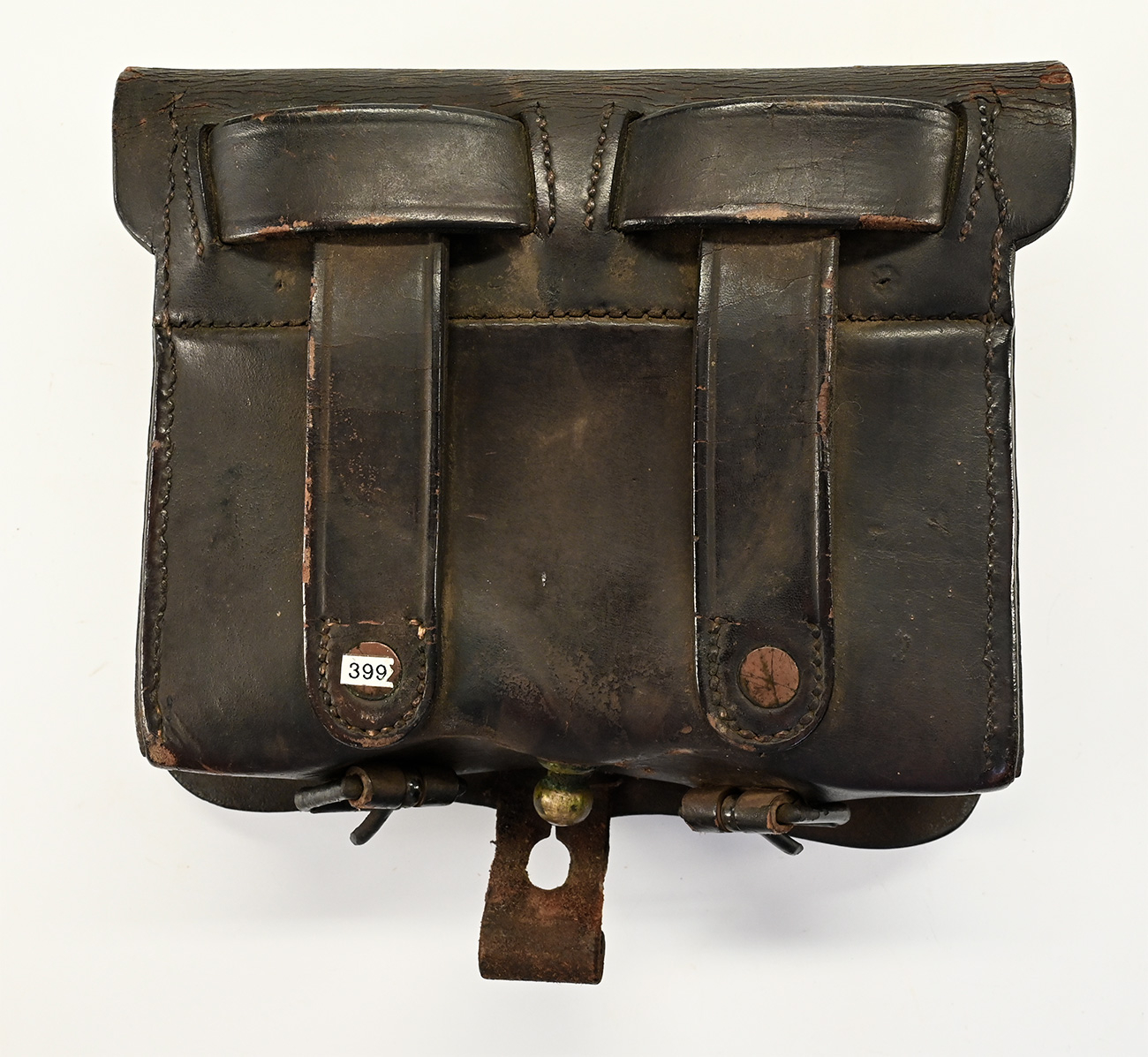 PATTERN 1861 .58 CARTRIDGE BOX BOLDLY MARKED BY BOYD AND SONS, COMPLETE ...