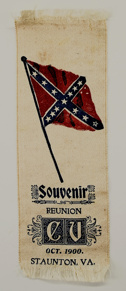 CONFEDERATE VETERAN’S 1900 REUNION RIBBON — Horse Soldier