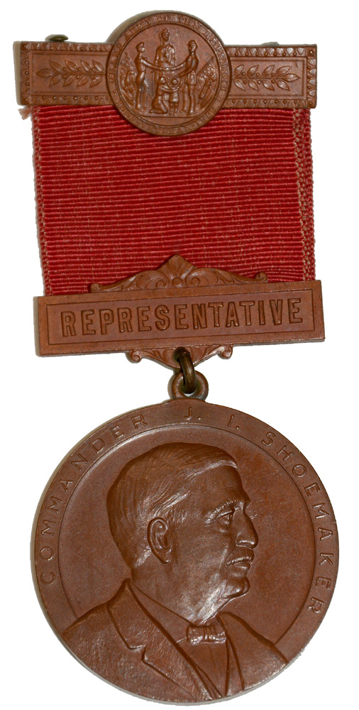 WILKES-BARRE 1924 DEPARTMENT OF PENNSYLVANIA GAR MEDAL — Horse Soldier