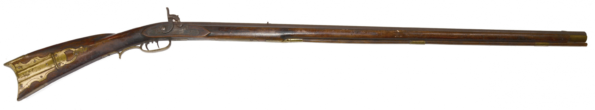 PENNSYLVANIA RIFLE WITH GOLCHER LOCK, LIKELY JAMES H. JOHNSTON — Horse ...