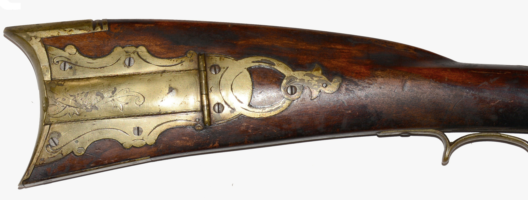 PENNSYLVANIA RIFLE WITH GOLCHER LOCK, LIKELY JAMES H. JOHNSTON — Horse ...