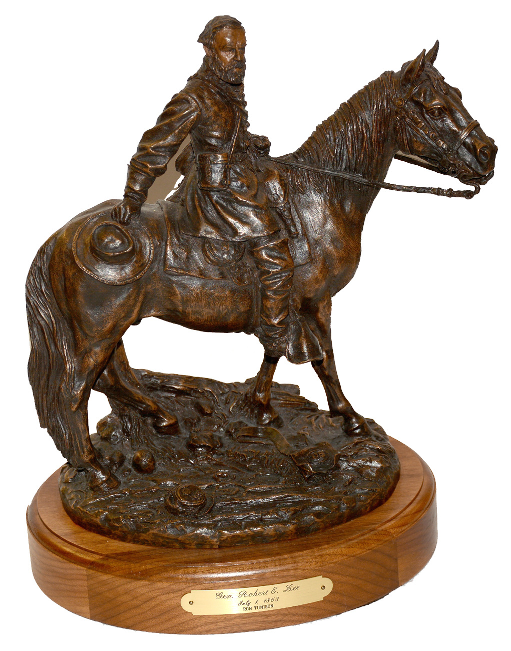 “ROBERT E. LEE, JULY 1ST, 1863” SCULPTURE BY RON TUNISON — Horse Soldier