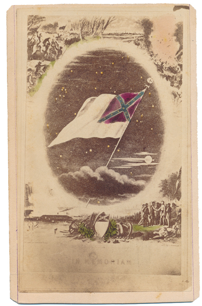 CONFEDERATE PATRIOTIC CDV — Horse Soldier