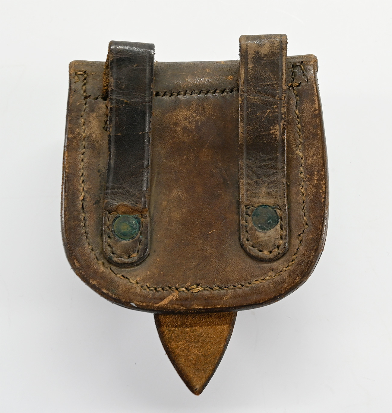 CIVIL WAR CAP BOX BY NECE WITH WOOL AND PICK — Horse Soldier