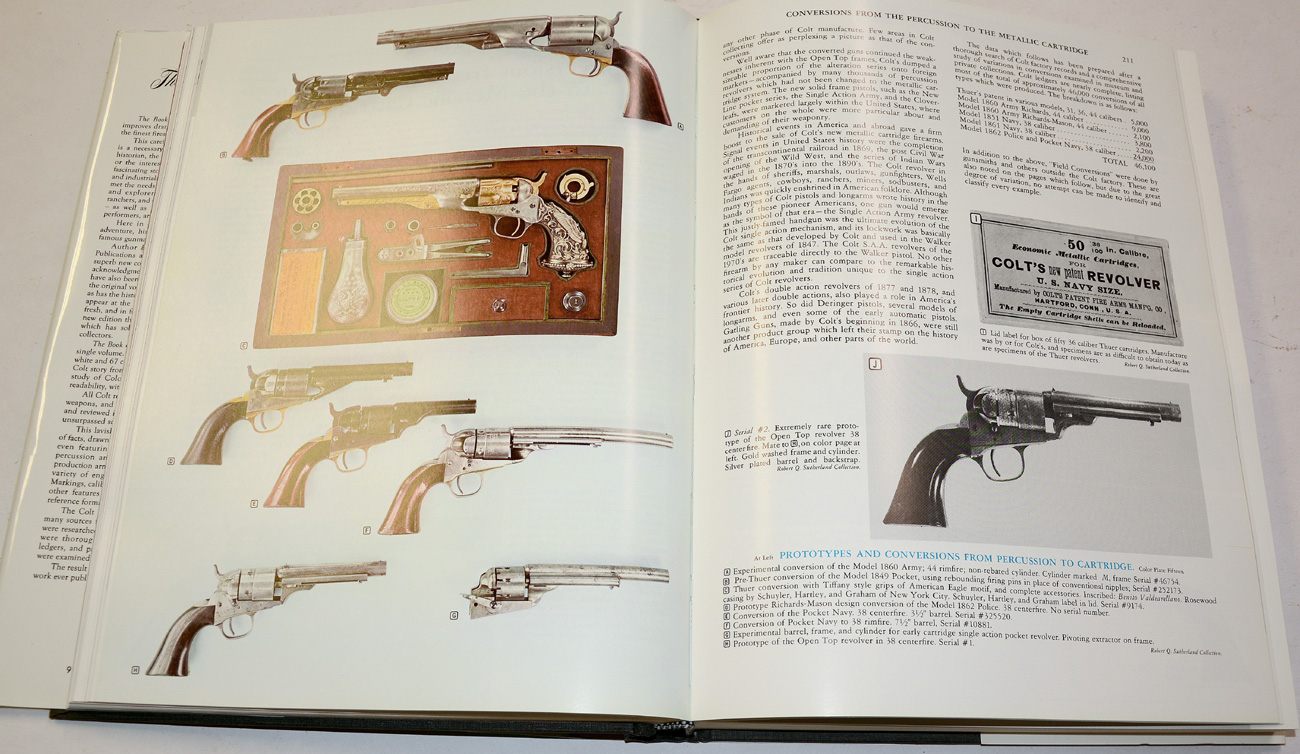 SIGNED COLT REFERENCE BOOK BY R. L. WILSON FROM THE LIBRARY OF THE LATE ...