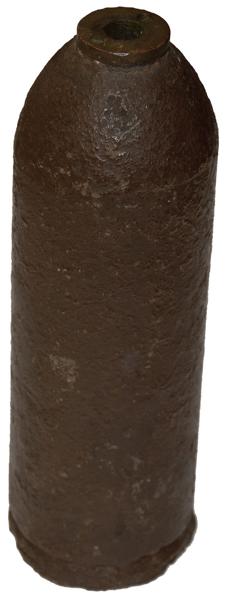 CONFEDERATE 3” SMOOTH-SIDE REED CASESHOT FROM COLD HARBOR — Horse Soldier