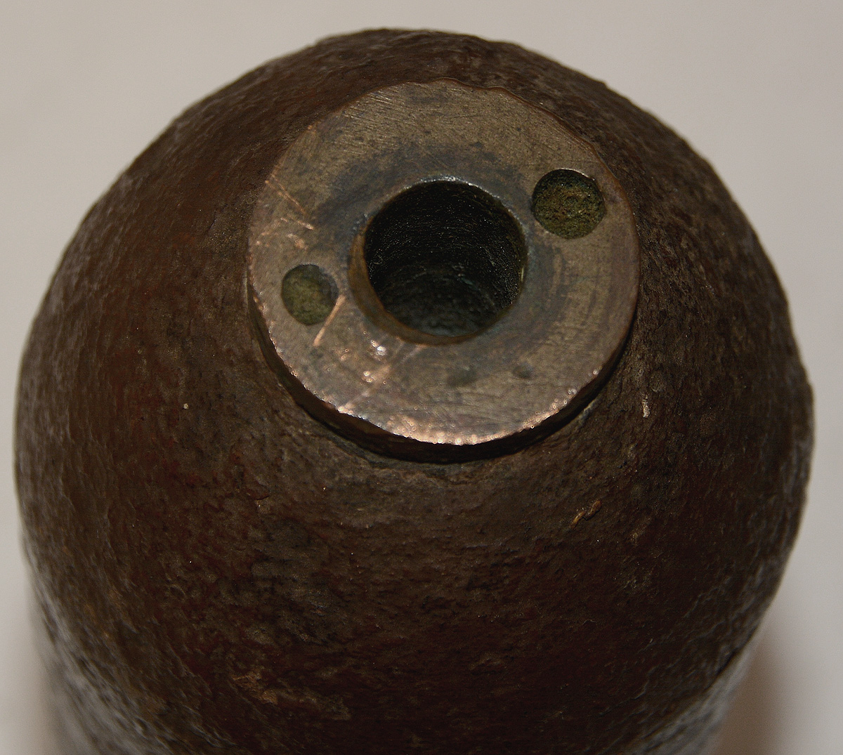 CONFEDERATE 3” SMOOTH-SIDE REED CASESHOT FROM COLD HARBOR — Horse Soldier