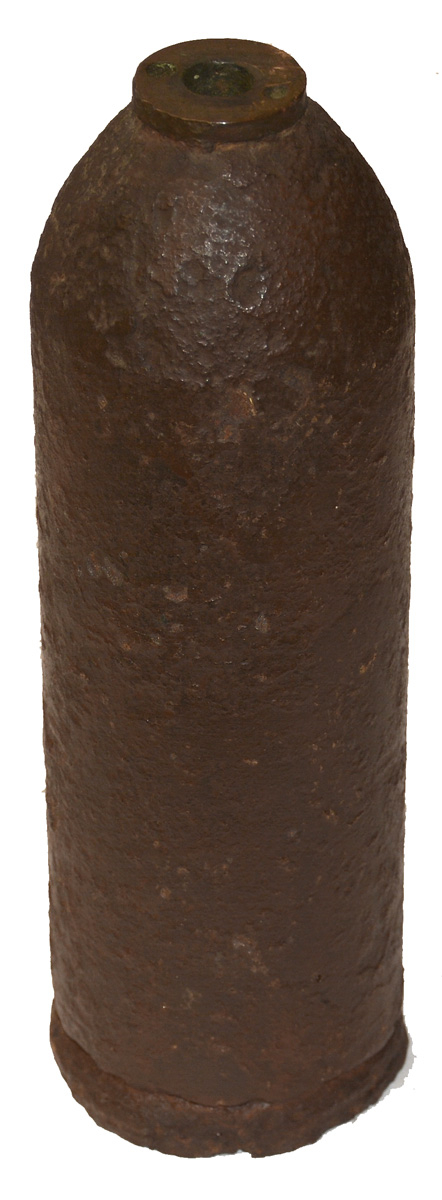 CONFEDERATE 3” SMOOTH-SIDE REED CASESHOT FROM COLD HARBOR — Horse Soldier