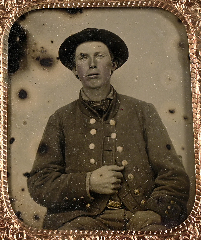WOUNDED AT SHILOH IN THE 5th TENNESSEE INFANTRY! POSSIBLE LATER SERVICE UNDER FORREST! — Horse ...